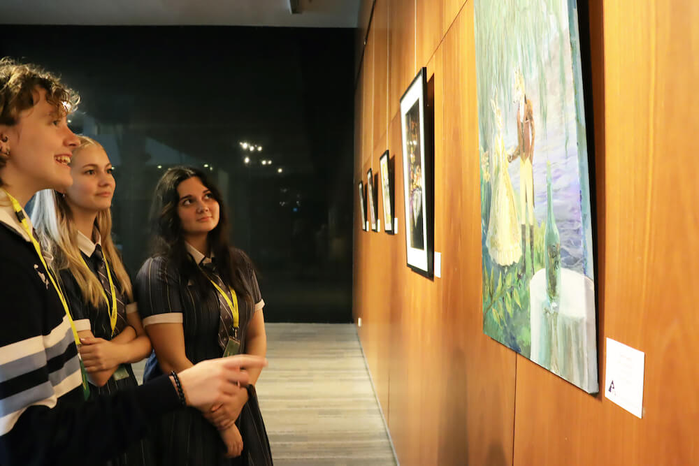 Students Exhibit Art at Australian High Commission | AIS Singapore
